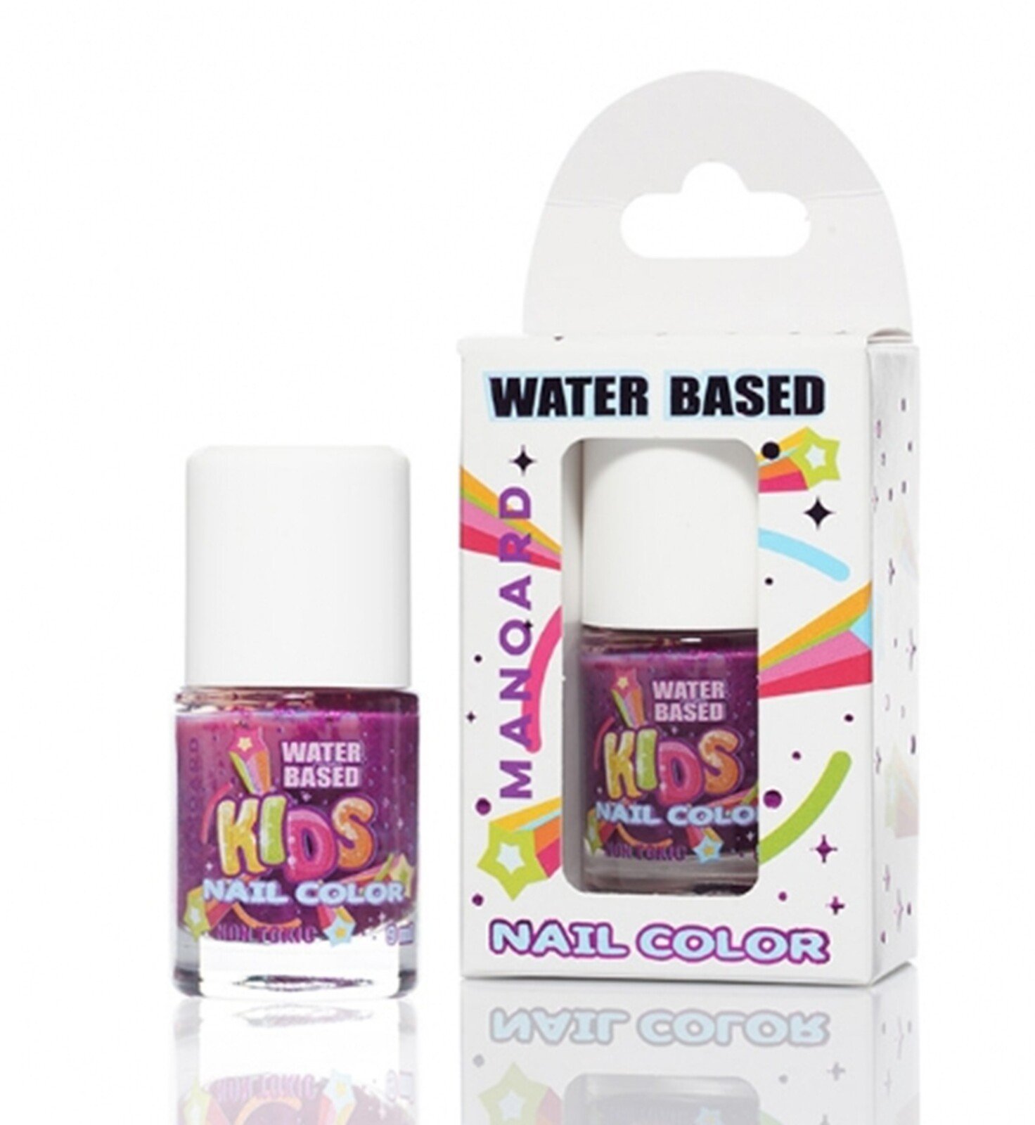 Oja copii pe baza de apa 9 ml, Manoard , DARK VIOLET, BOX - Delhome.ro